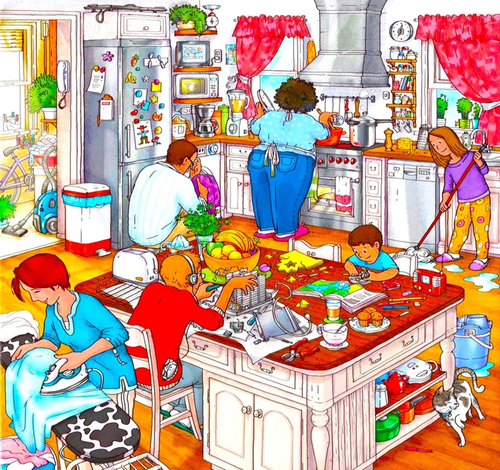 Solve Each Doing Their Own Thing jigsaw puzzle online with 342 pieces