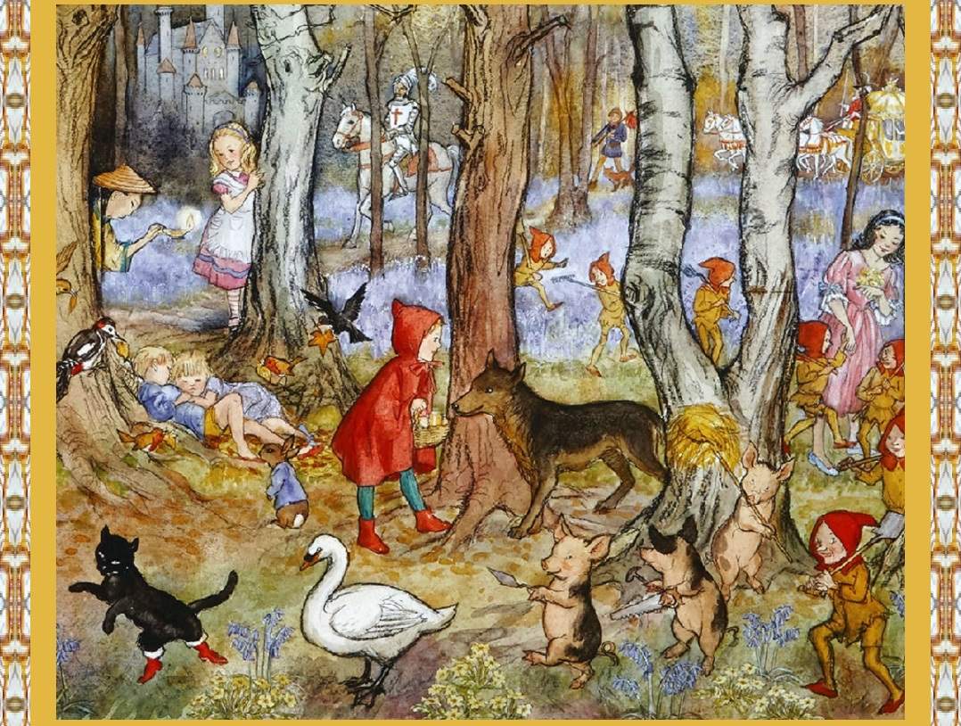 Solve Fairy Tale Characters jigsaw puzzle online with 108 pieces