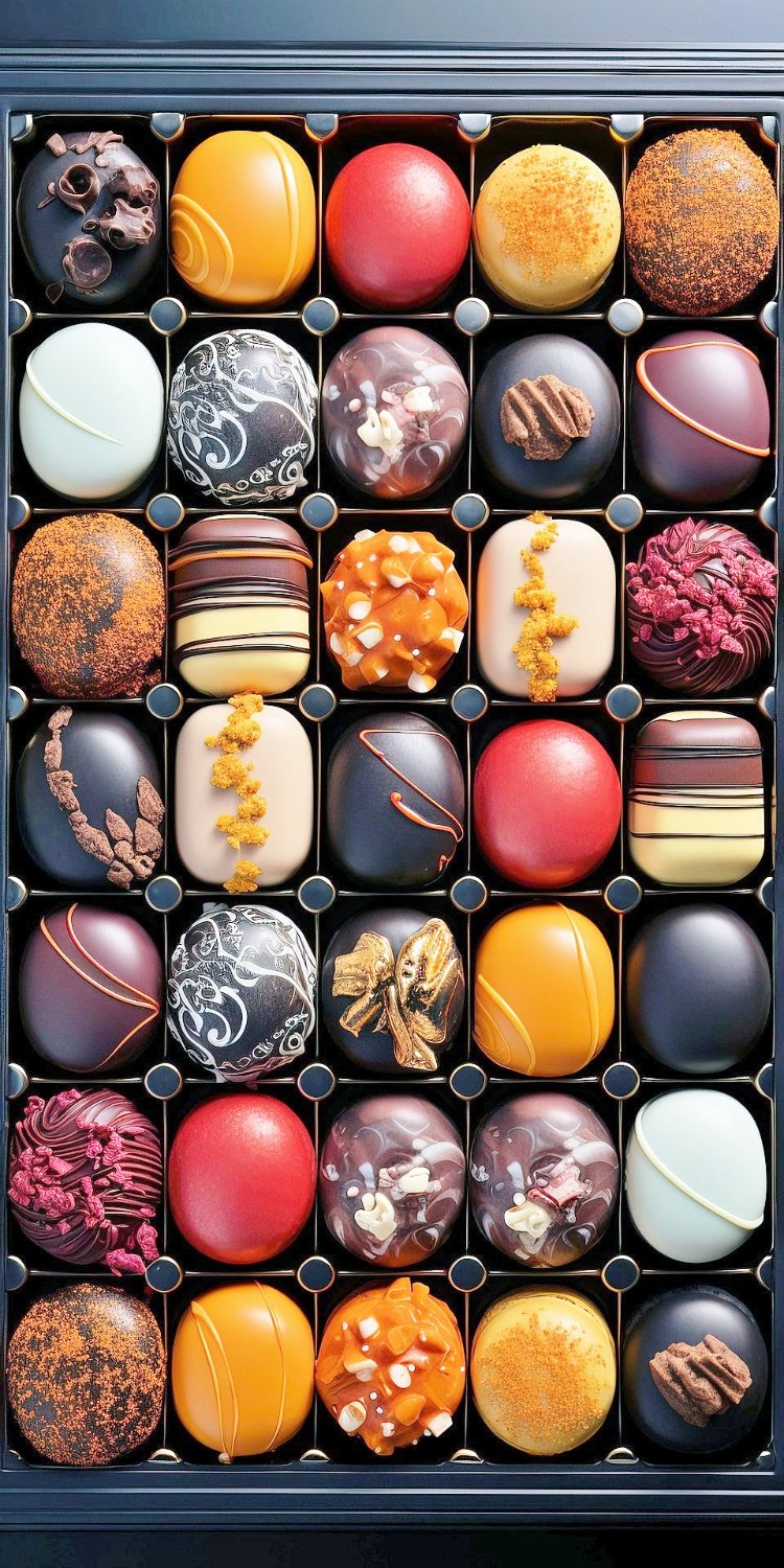 Solve Box of Colorful Chocolates, resize 15 to 325 pieces jigsaw puzzle ...