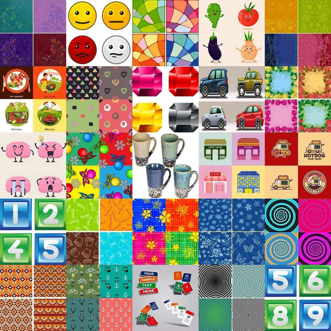 Solve Fours-29 140b jigsaw puzzle online with 81 pieces