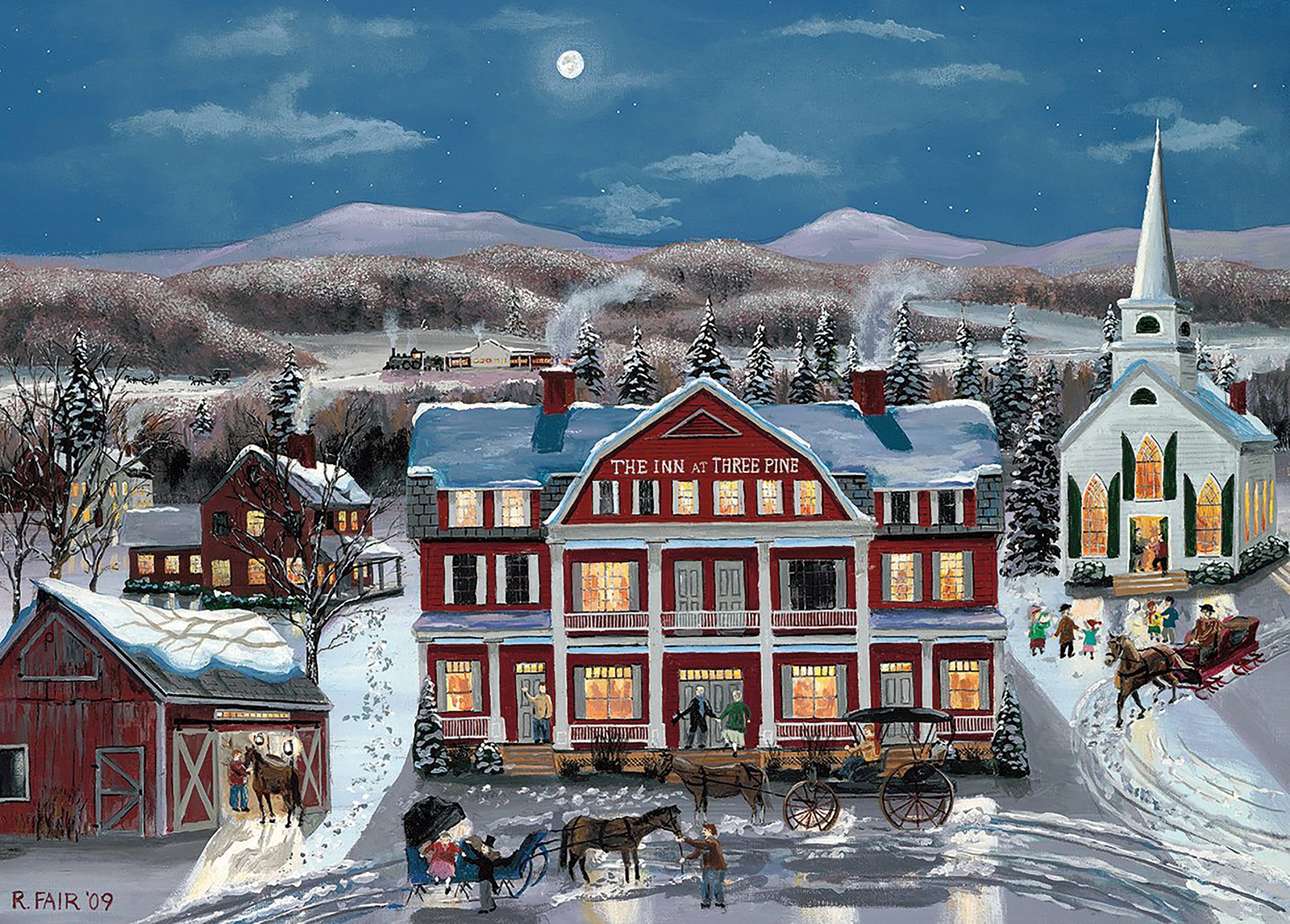 Solve The Inn At Three Pine jigsaw puzzle online with 352 pieces