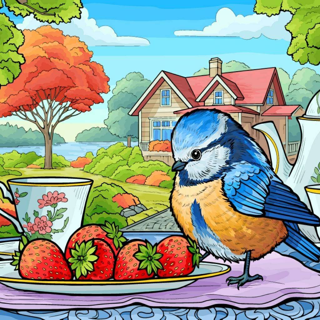 Solve 240 Paint by Number - The Return jigsaw puzzle online with 64 pieces
