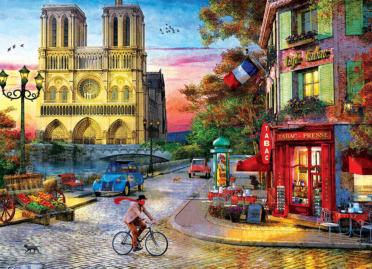 Solve 4 Notre Dame Cathedral jigsaw puzzle online with 165 pieces
