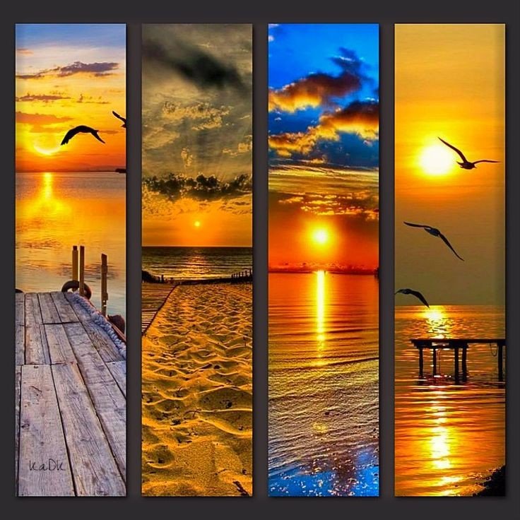 Solve Sunset Symphony jigsaw puzzle online with 64 pieces