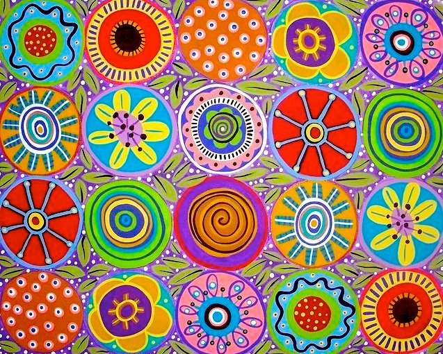 Solve Organic Shapes jigsaw puzzle online with 80 pieces