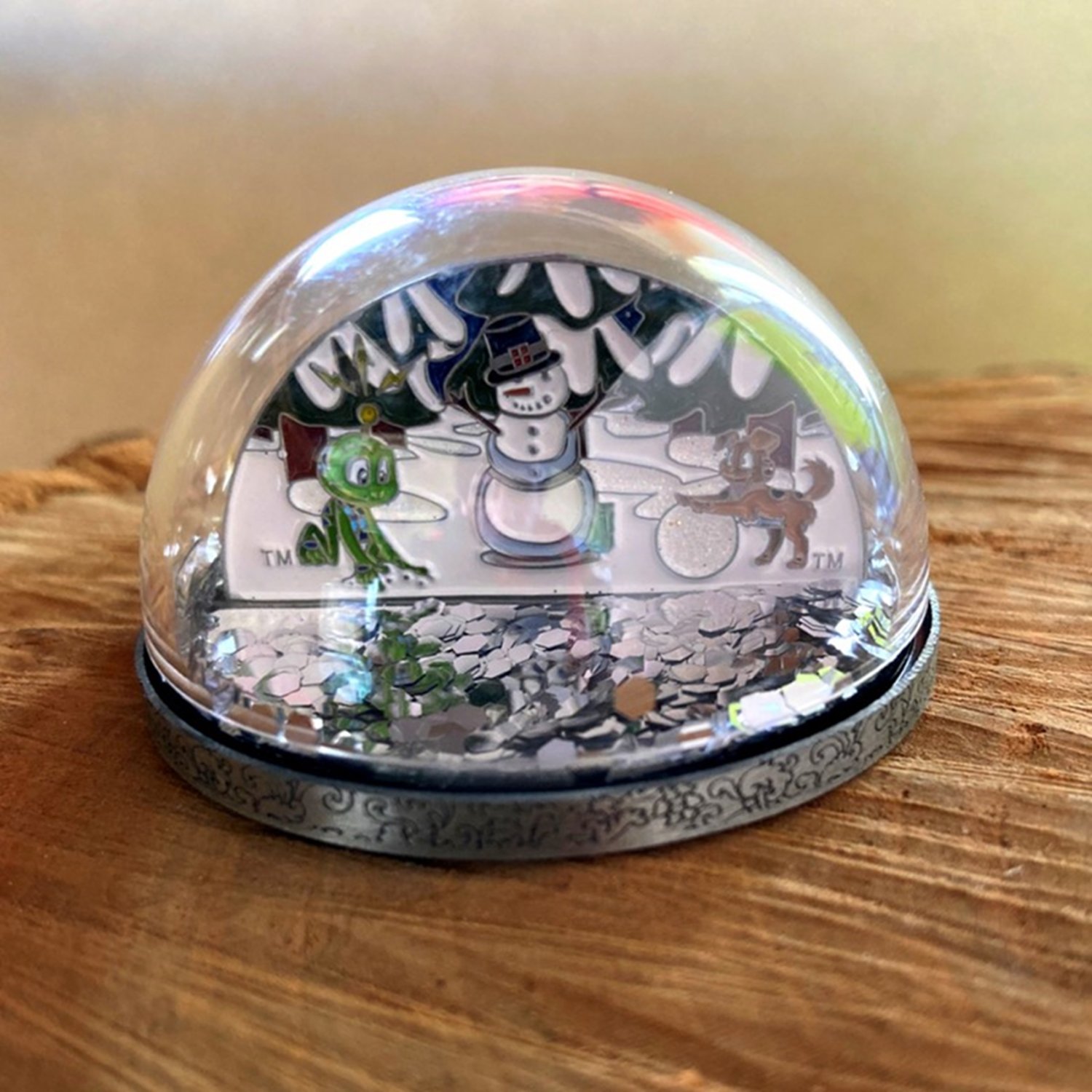 Solve Signals Geocaching Snow Globe jigsaw puzzle online with 225 pieces