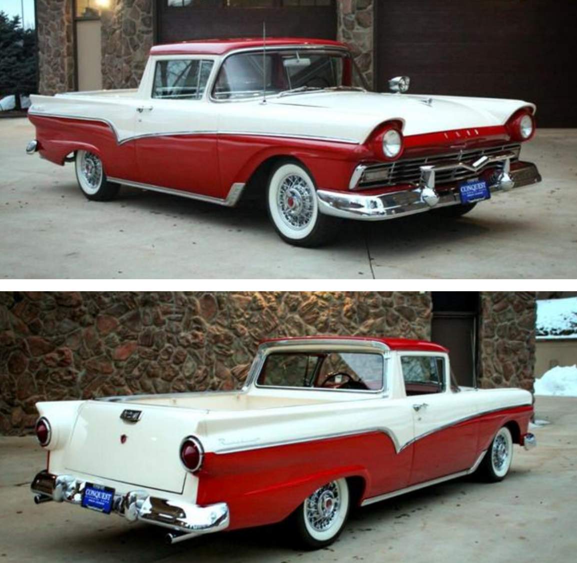 Solve 57 Ford Ranchero... Bandit... jigsaw puzzle online with 64 pieces