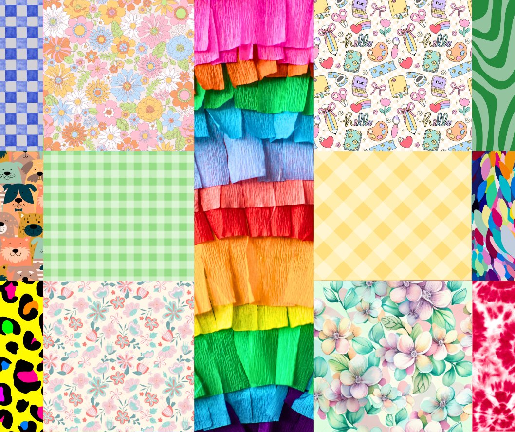 Solve Pattern mashup jigsaw puzzle online with 120 pieces