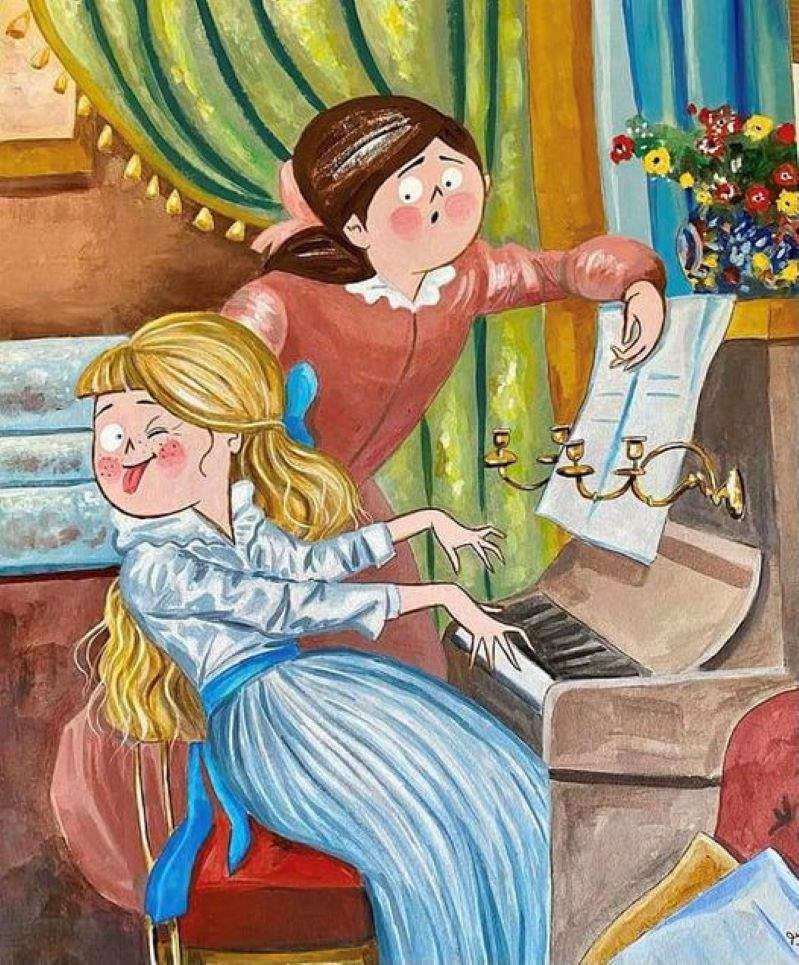 Solve Nyah, Nyah jigsaw puzzle online with 154 pieces