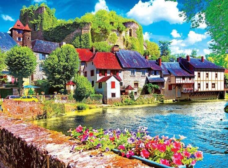 Solve A BREEZY DAY jigsaw puzzle online with 63 pieces