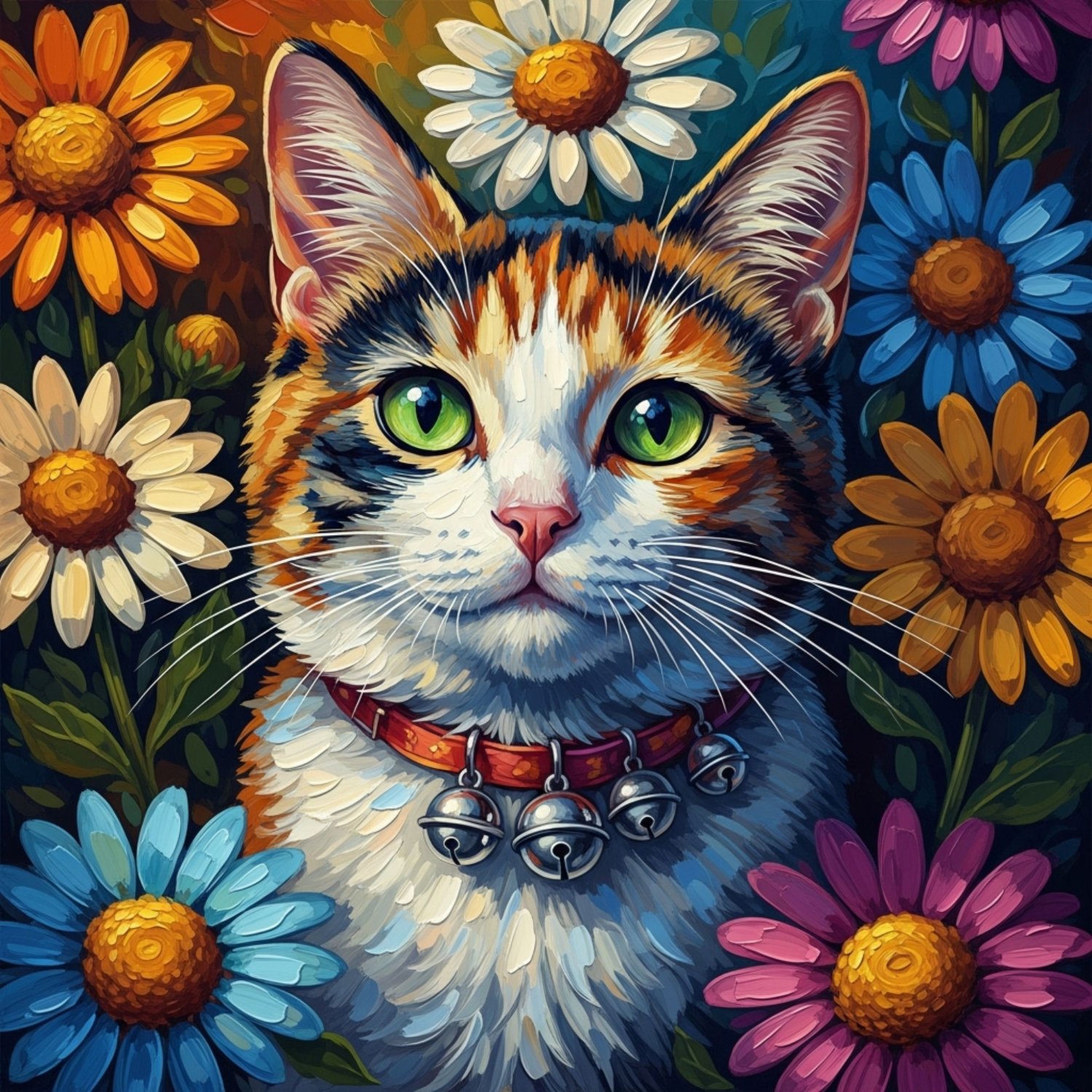Solve Kelly The Calico Cat. 9-600 pieces jigsaw puzzle online with 100 ...
