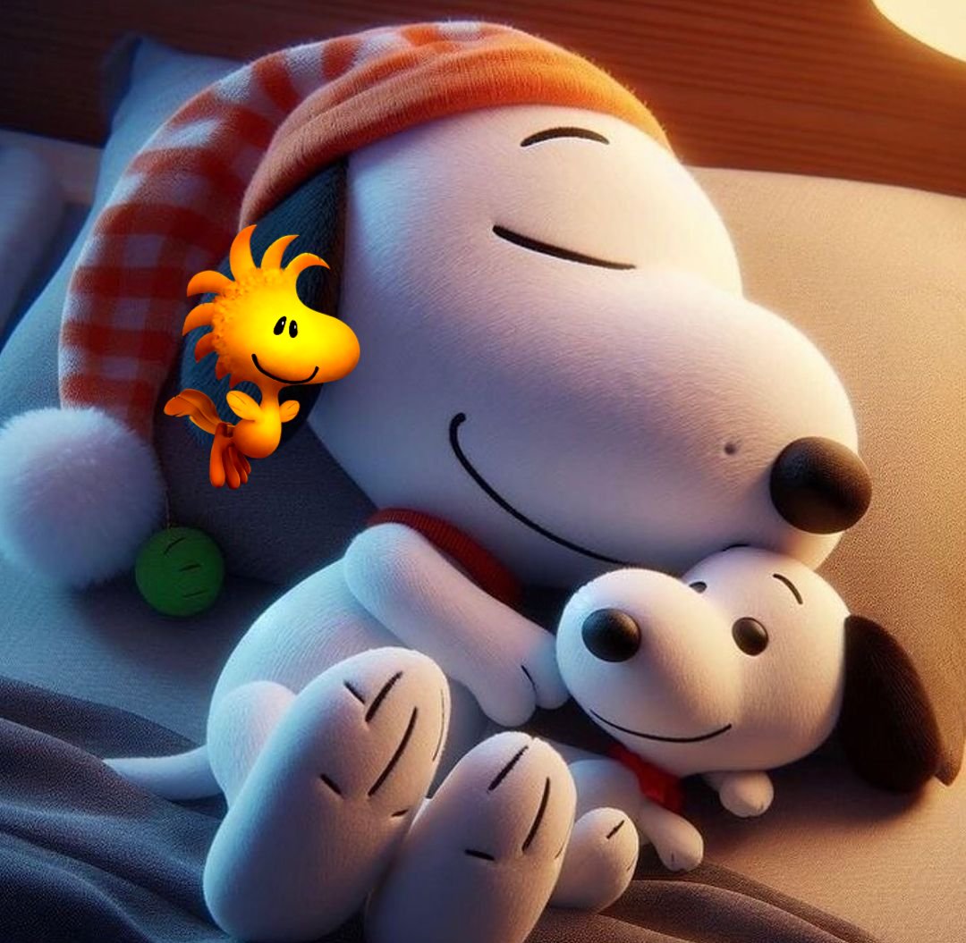 Solve Snoopy Cuddle jigsaw puzzle online with 64 pieces