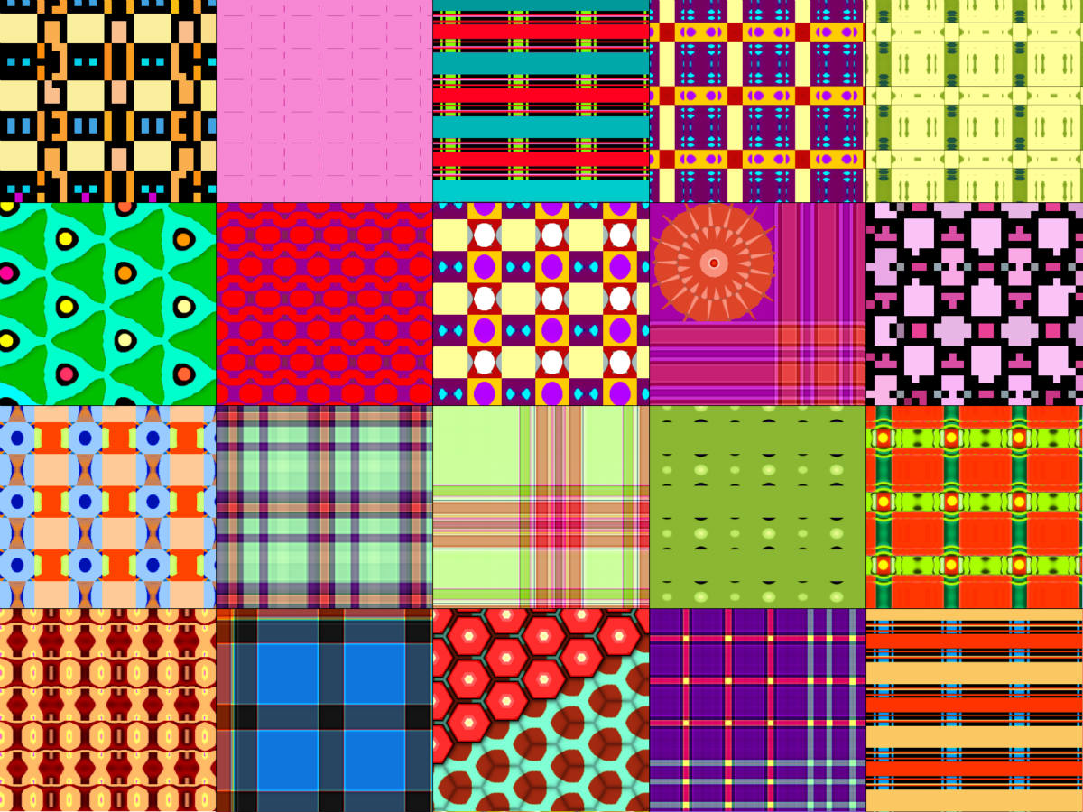 Solve Strange Patterns jigsaw puzzle online with 80 pieces