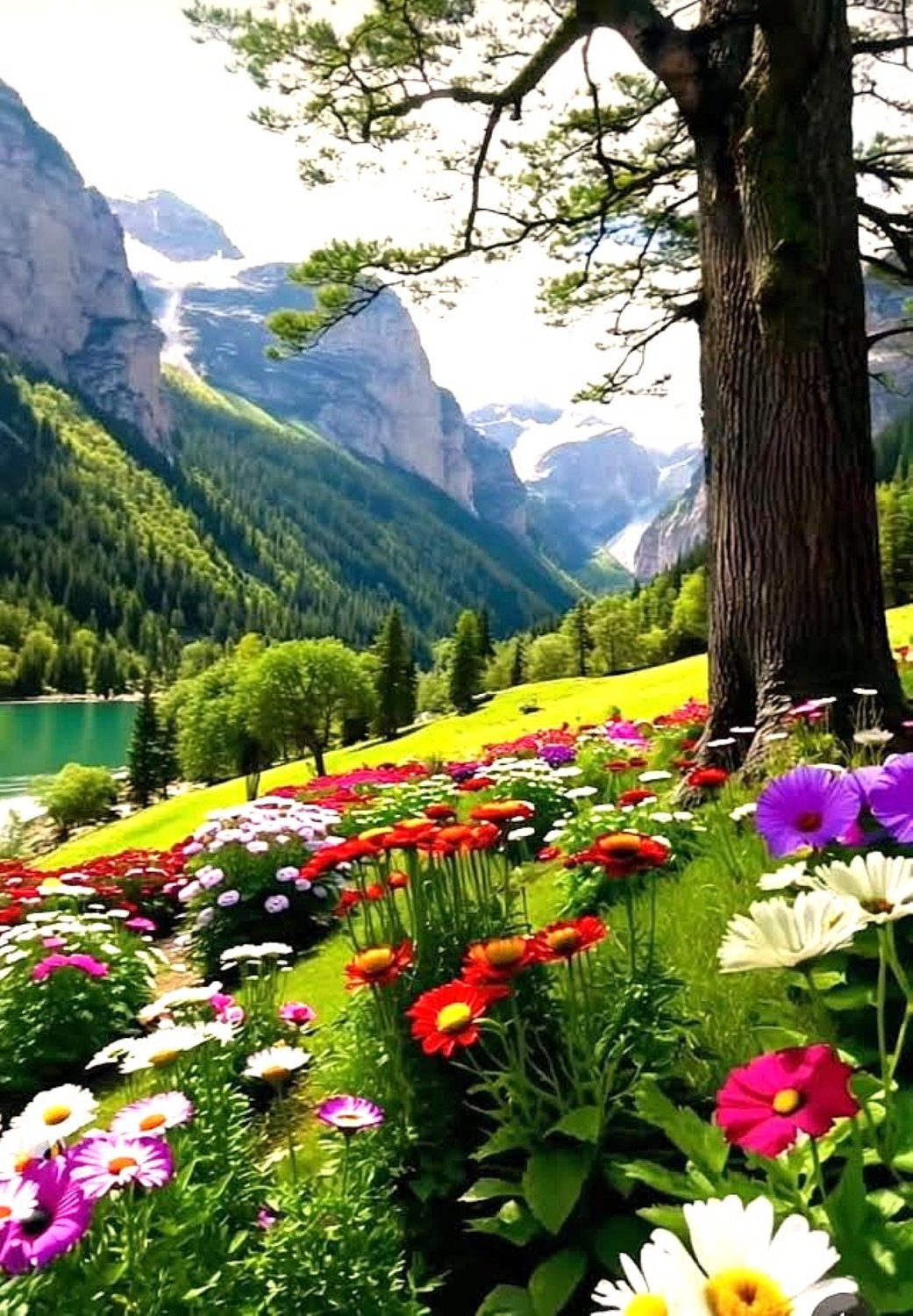 Solve Spring in the Valley jigsaw puzzle online with 88 pieces