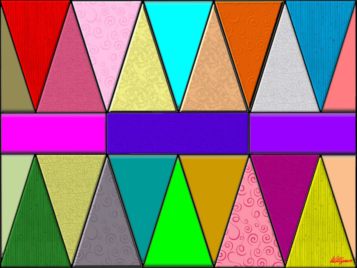Solve triangles& rectangles jigsaw puzzle online with 80 pieces