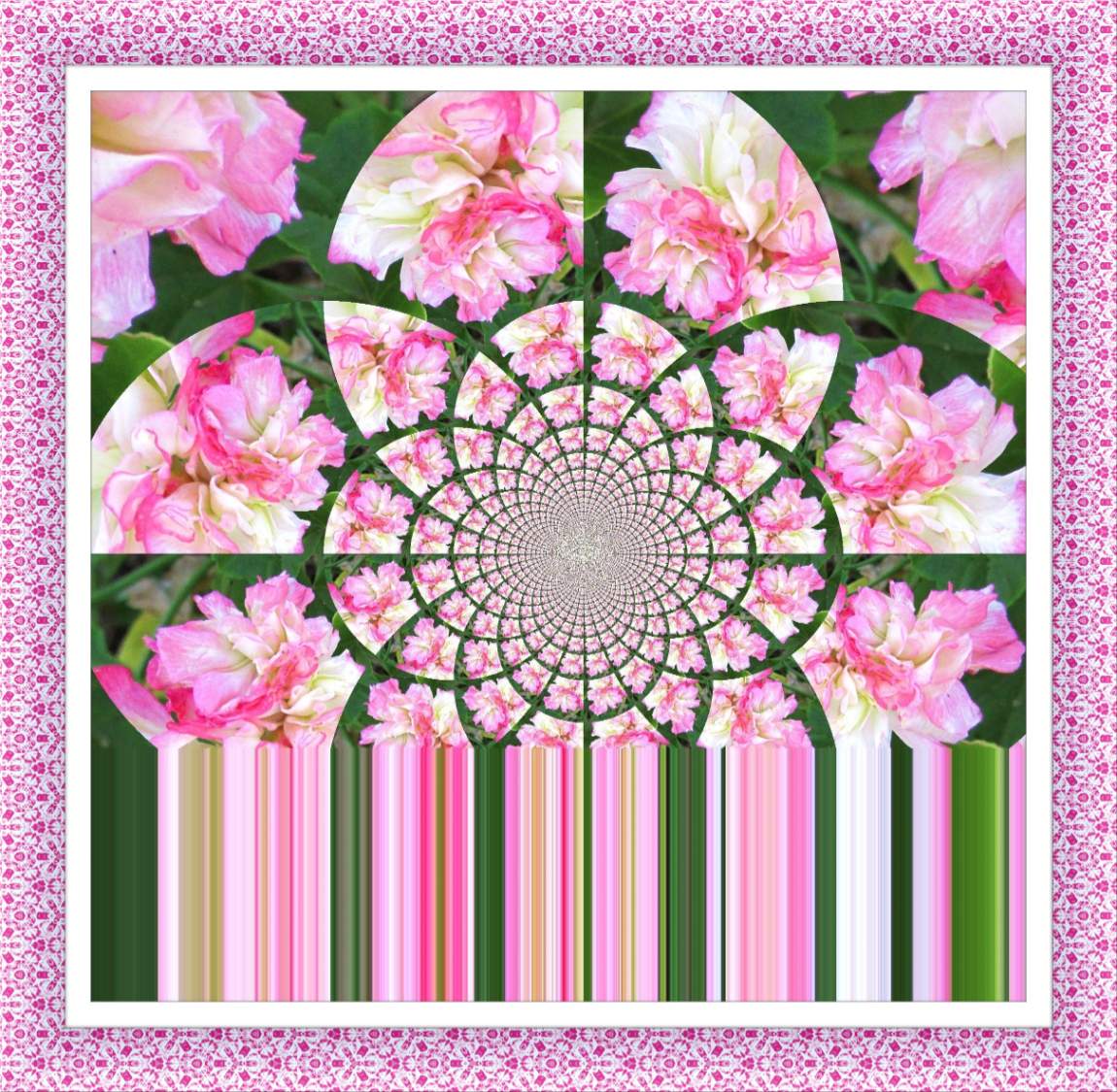 Solve Geranium Waterfall Plus Kaleido. Larger. jigsaw puzzle online ...