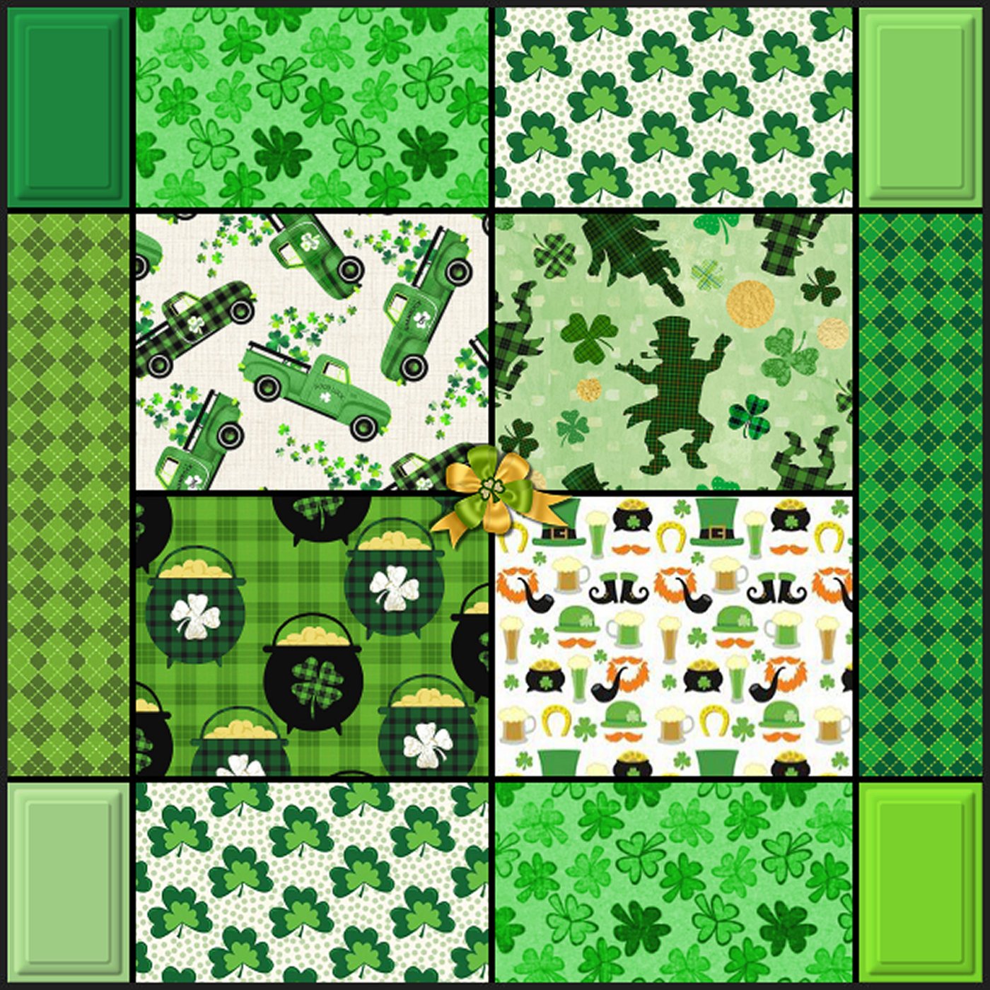 Solve St. Patrick's Day 2024 - Small jigsaw puzzle online with 49 pieces