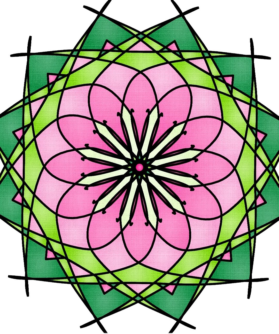 Solve Mandala 584 jigsaw puzzle online with 72 pieces