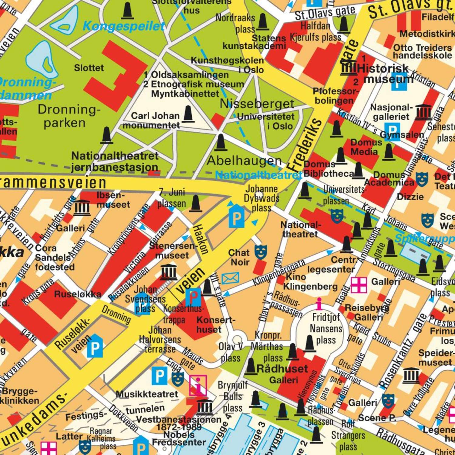 Jigsaw Puzzle | Oslo City Centre Map | 169 pieces | Jigidi