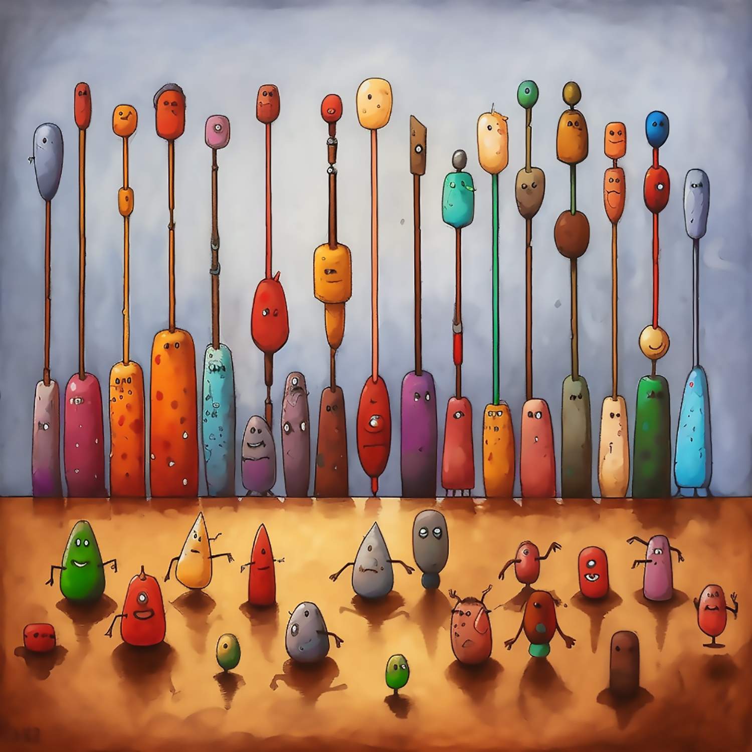 Solve Blobs 4 jigsaw puzzle online with 600 pieces