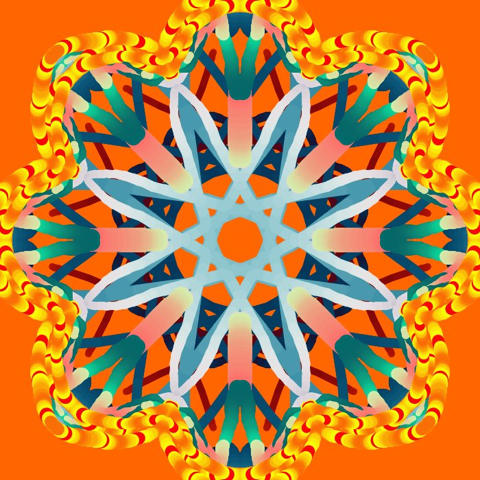 Solve Burst of Autumn Colors Scribble jigsaw puzzle online with 16 pieces