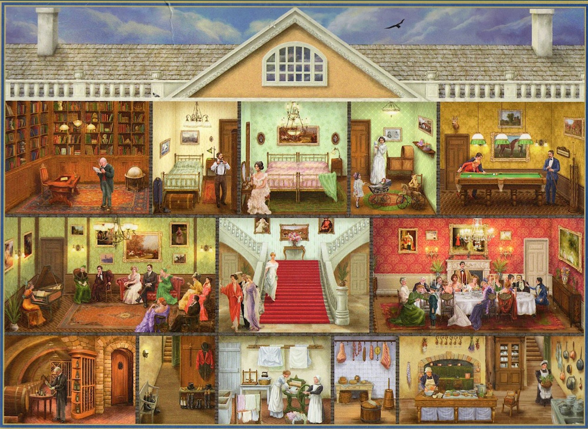 Solve Dollhouse-Treasures Within (Michael Corti) jigsaw puzzle online ...