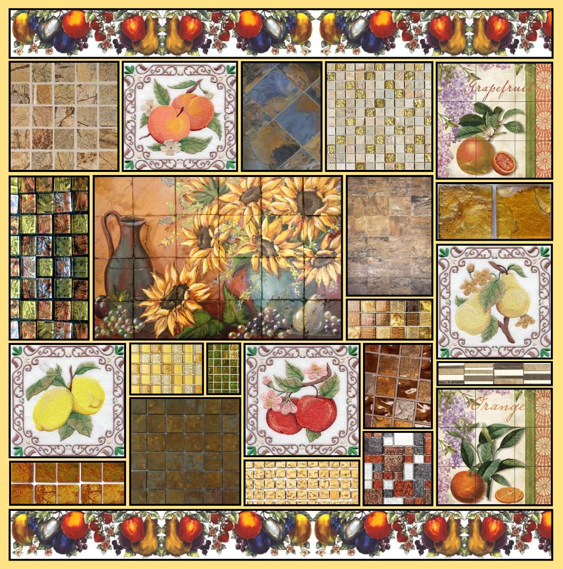 Solve Beautiful tiles jigsaw puzzle online with 36 pieces