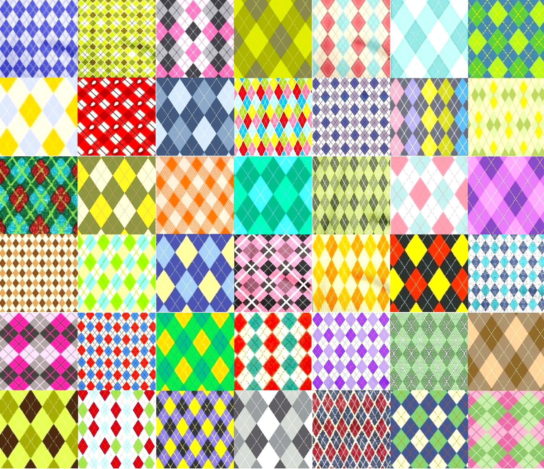 Solve PATCHWORK ARGYLE jigsaw puzzle online with 143 pieces