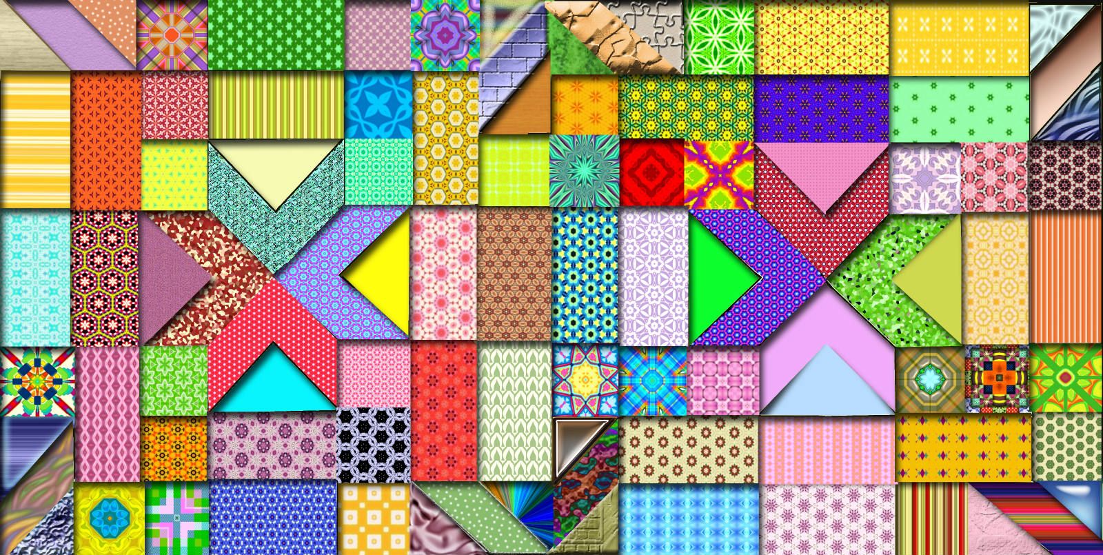 Solve New Format - 100 Different Tiles jigsaw puzzle online with 325 pieces