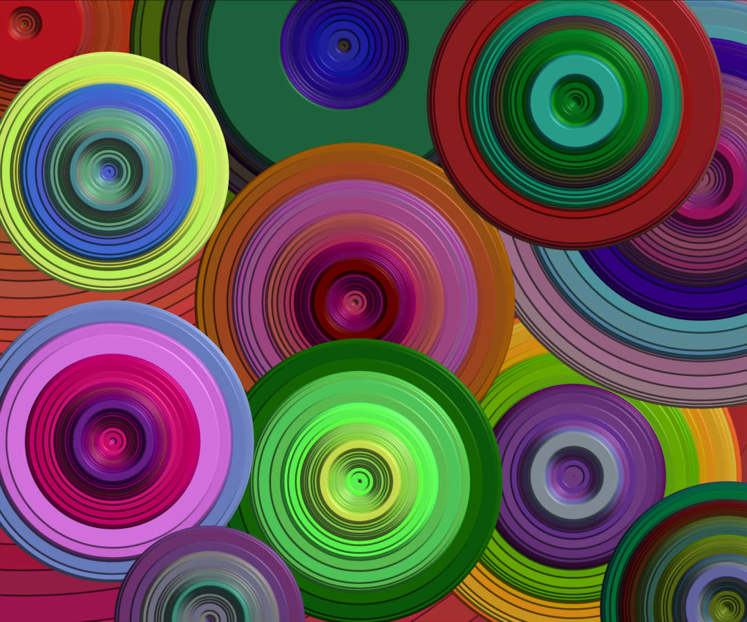 Solve Concentrics jigsaw puzzle online with 80 pieces