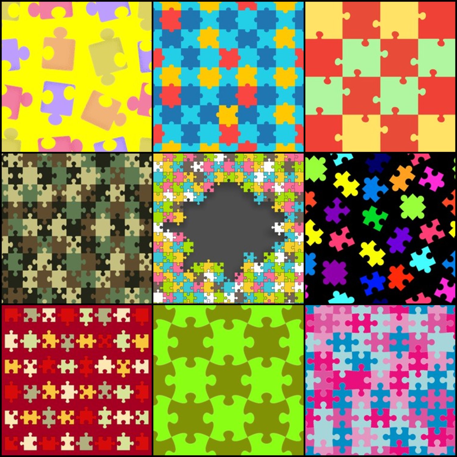 Jigsaw Puzzle | 144 pieces | Puzzle patterns 3 | Jigidi