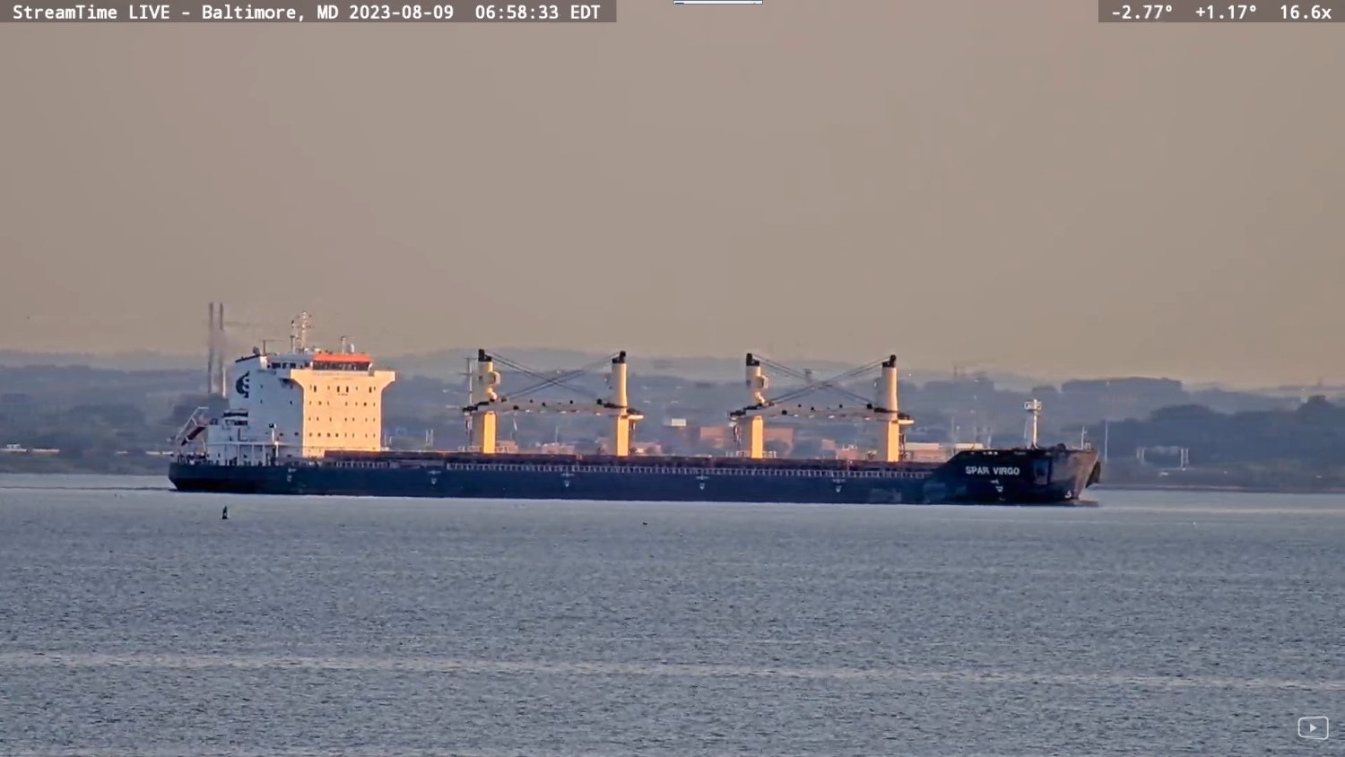 Solve Spar Virgo - Ocean-Going Freighter - Baltimore, MD (2023-08-09 ...