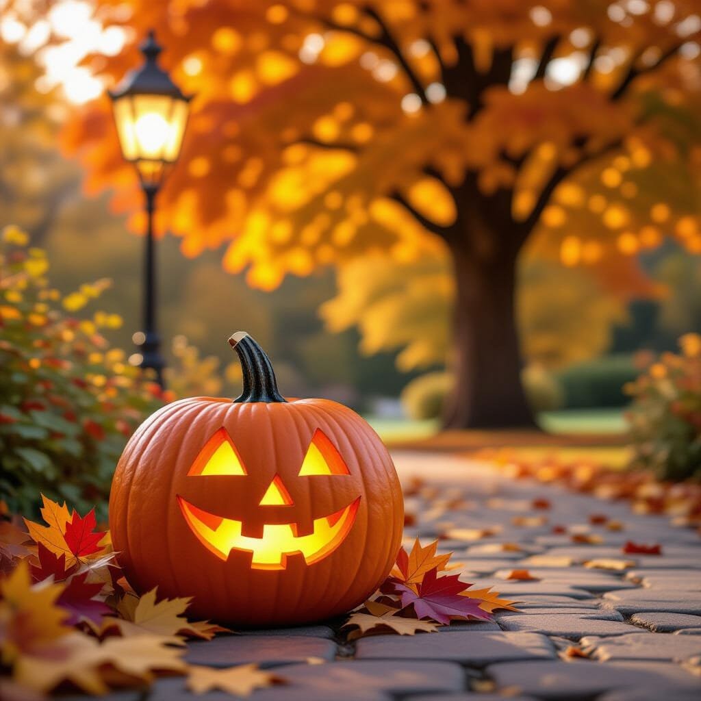 Solve Jack-o-Lantern jigsaw puzzle online with 49 pieces