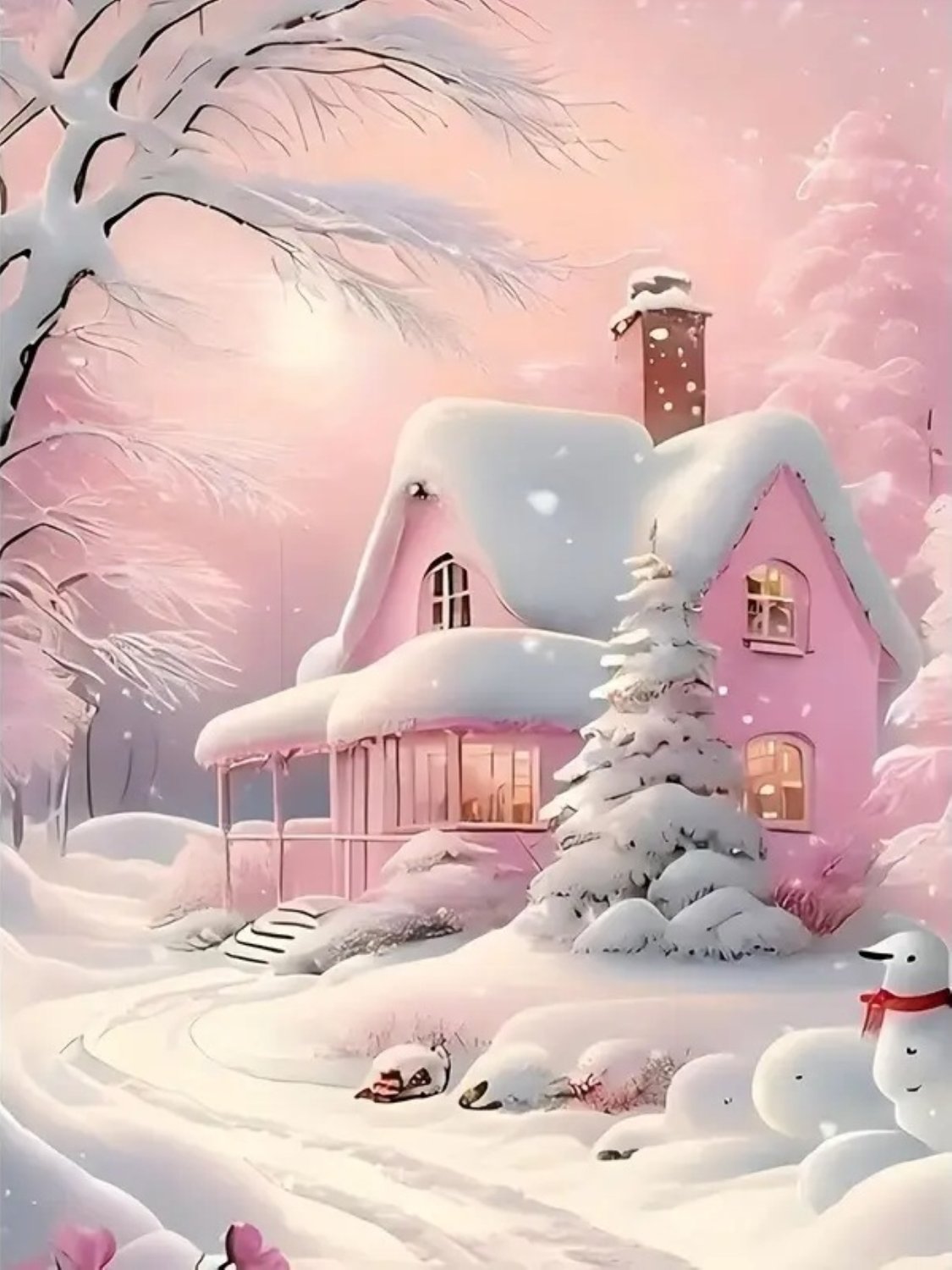 Solve Pink Holiday jigsaw puzzle online with 88 pieces