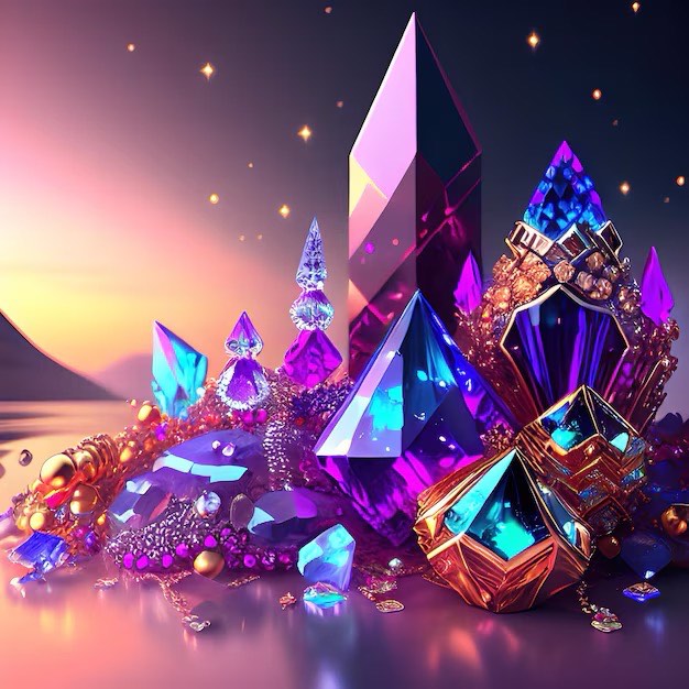 Solve A Collection of Crystals jigsaw puzzle online with 25 pieces