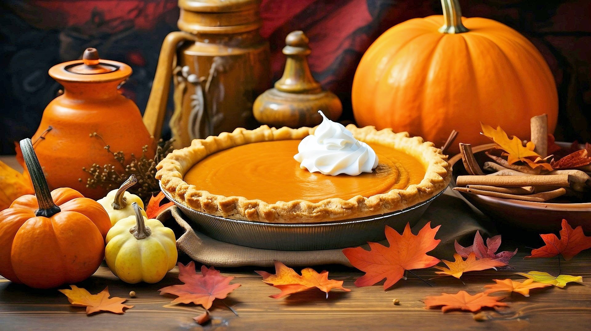 Solve Pumpkin Pie, resizable 15 to 589 pieces jigsaw puzzle online with ...