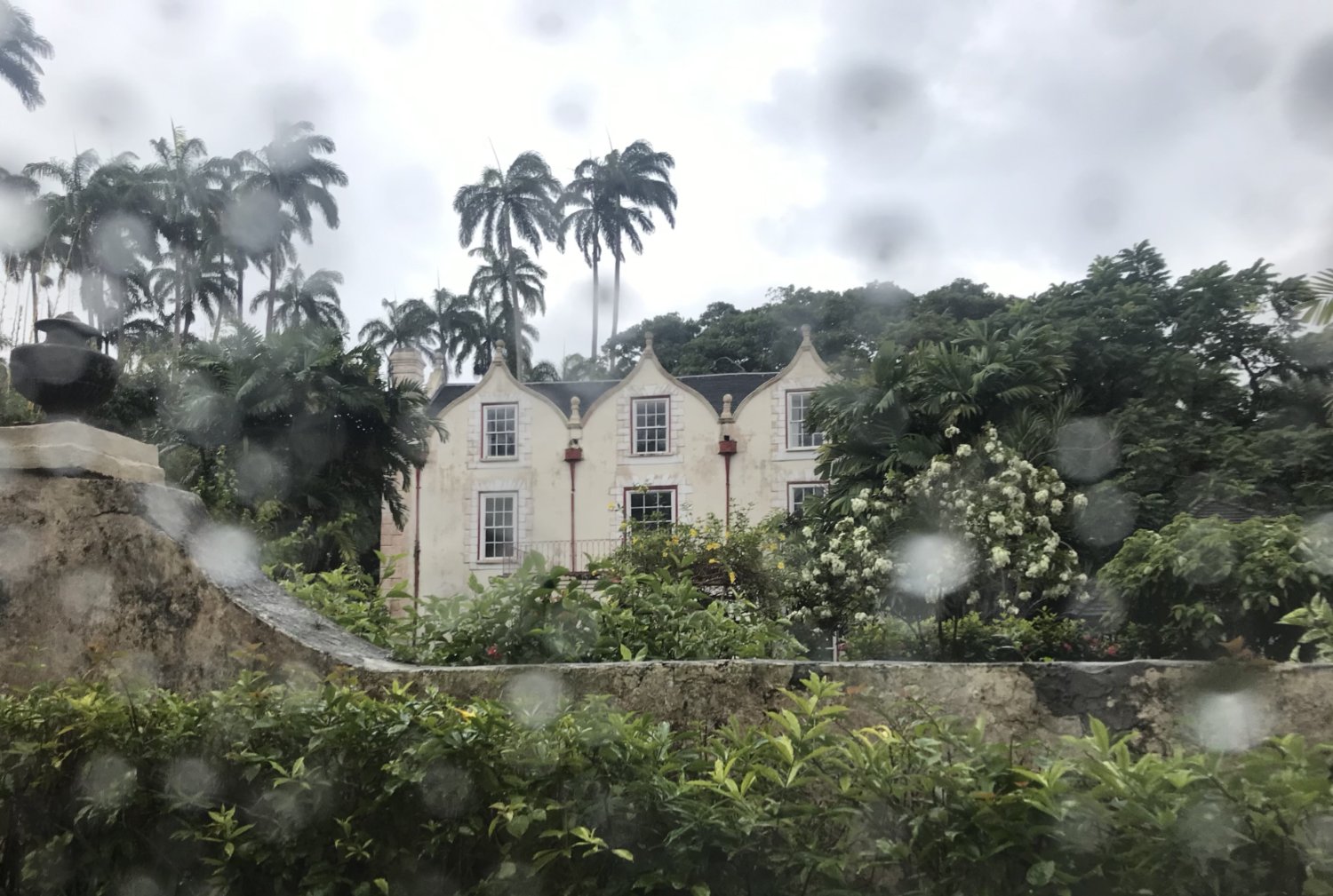 Solve St. Nicholas Abbey in the Rain, Barbados jigsaw puzzle online ...