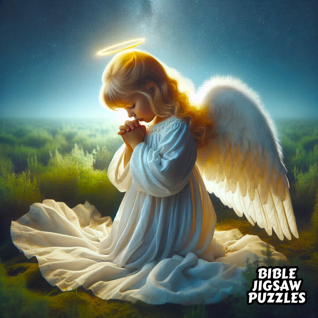 Jigsaw Puzzle | 100 pieces | Beautiful angel | Jigidi