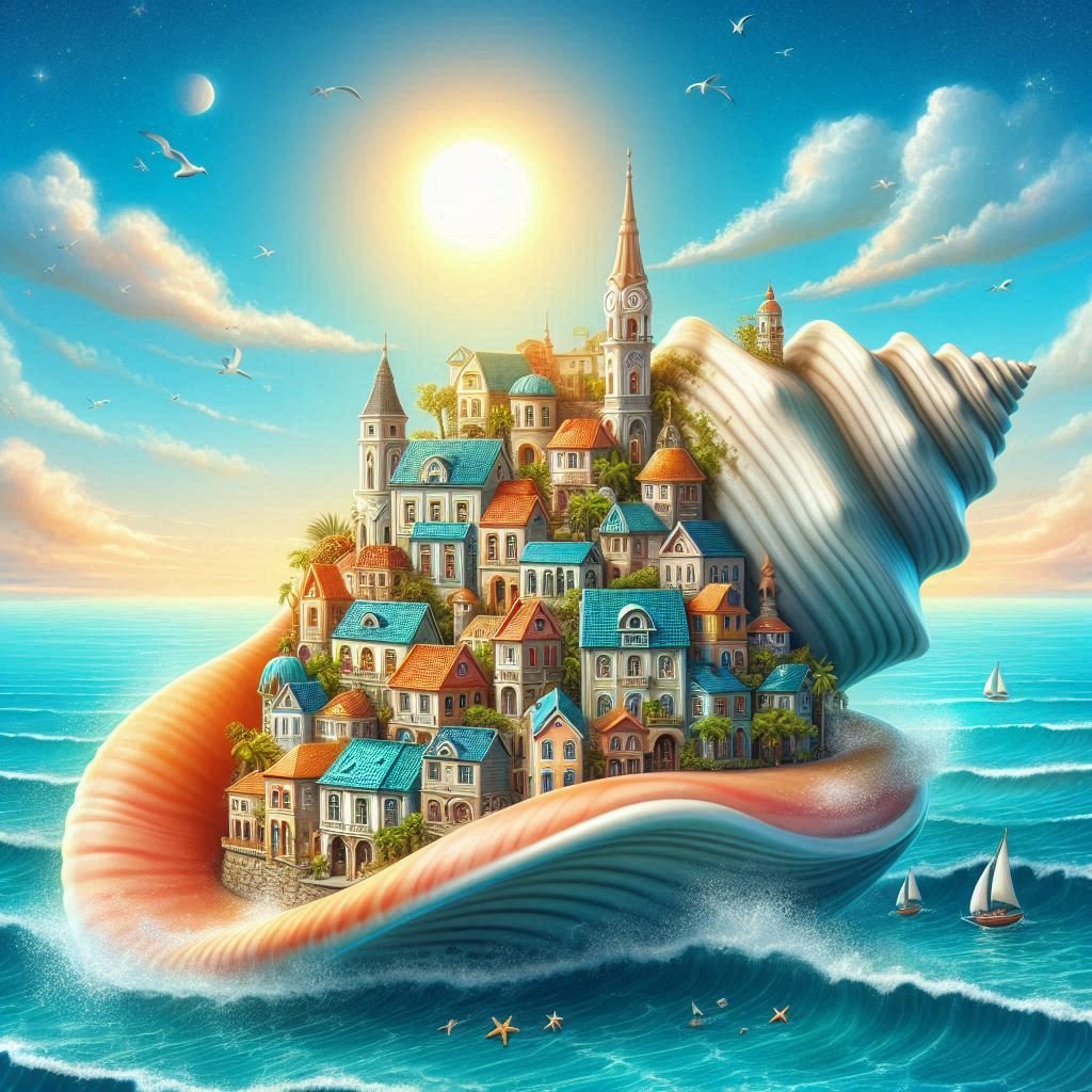 Solve Shell Town jigsaw puzzle online with 81 pieces