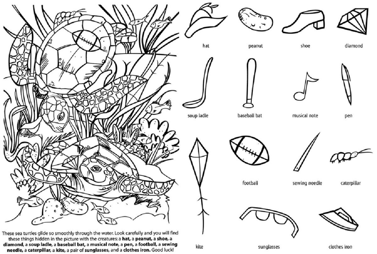 Solve Find Hidden Objects ~ Turtles -- LINK TO ANSWER INSIDE jigsaw ...