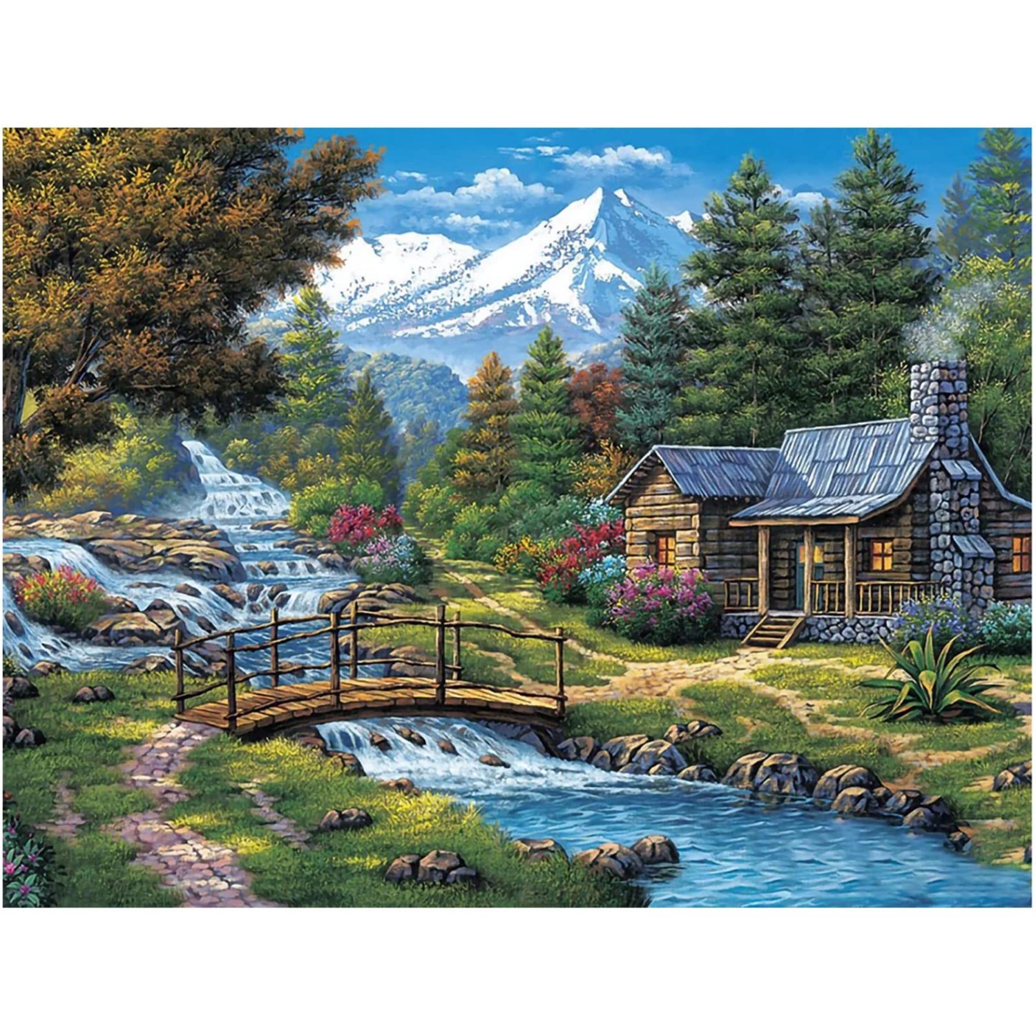 Solve cabin jigsaw puzzle online with 600 pieces