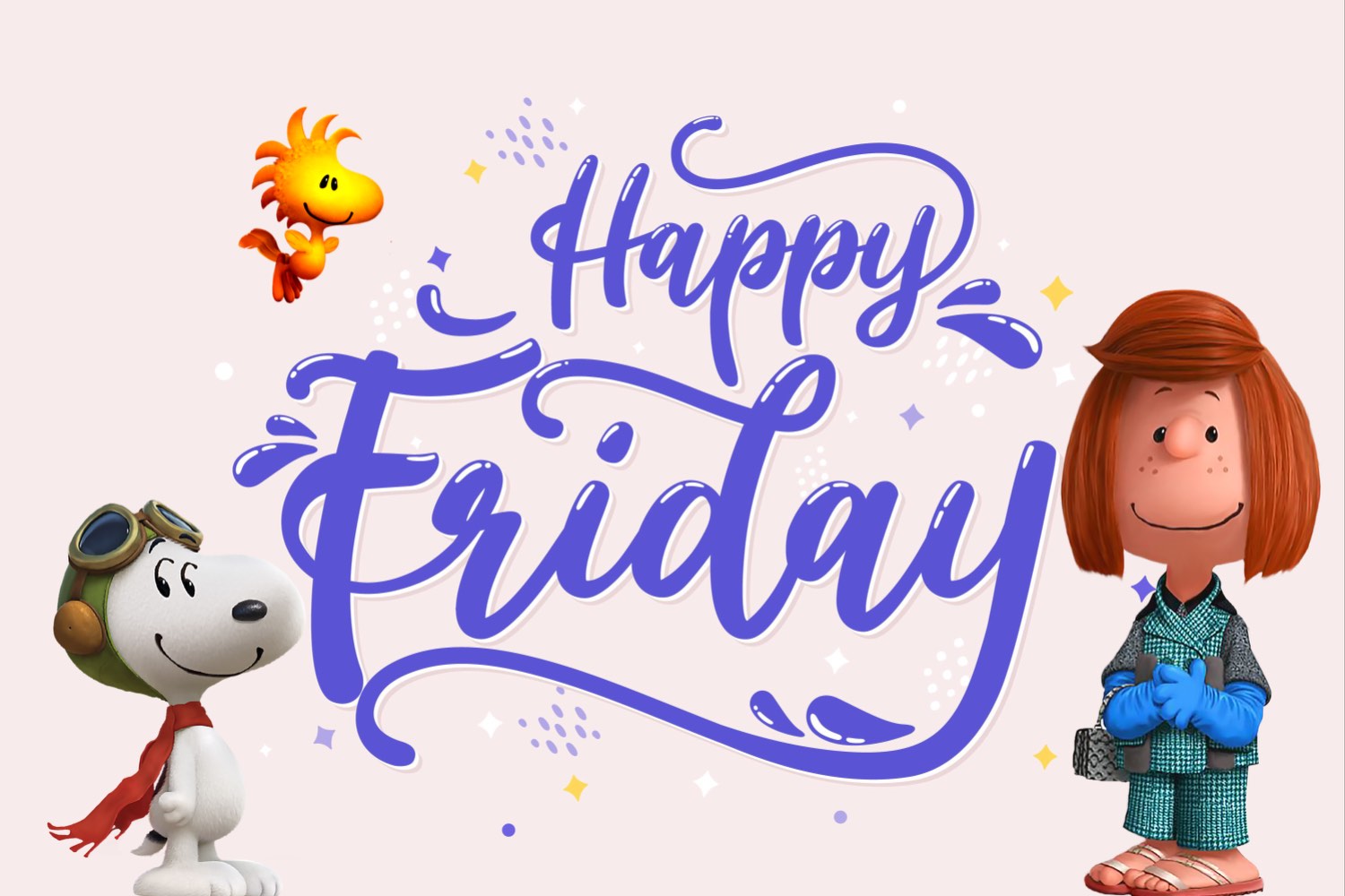 Solve TGIF Snoopy jigsaw puzzle online with 40 pieces