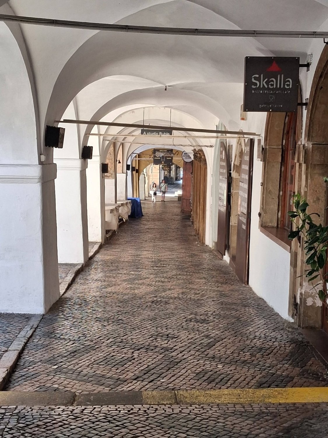 Solve Arcades near Lesser Town Square, Prague jigsaw puzzle online with ...