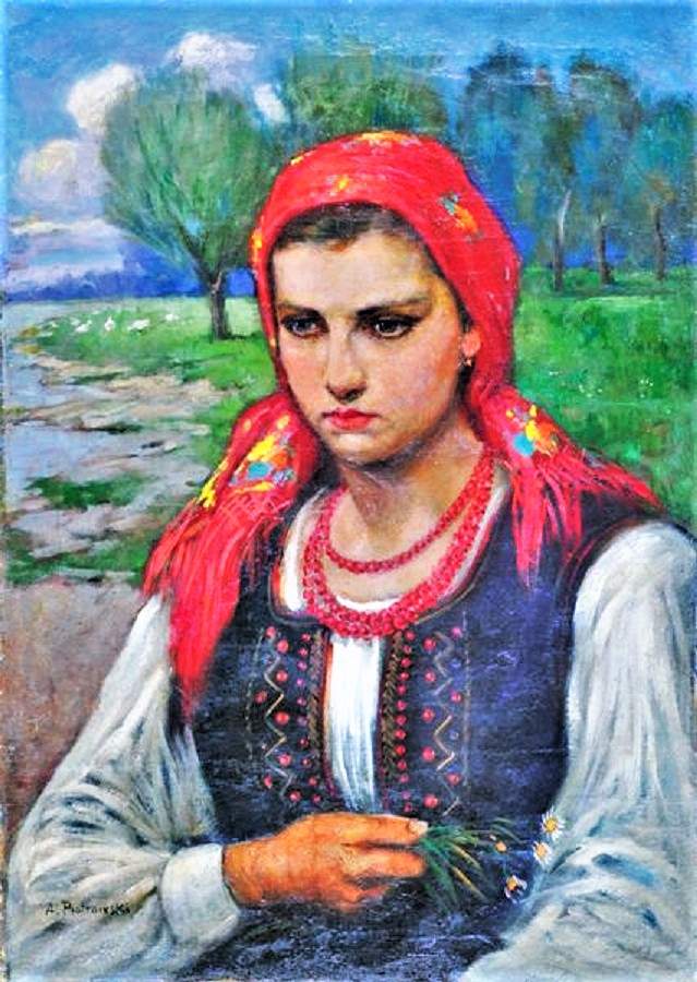 Solve A Highlander/Góralka jigsaw puzzle online with 165 pieces