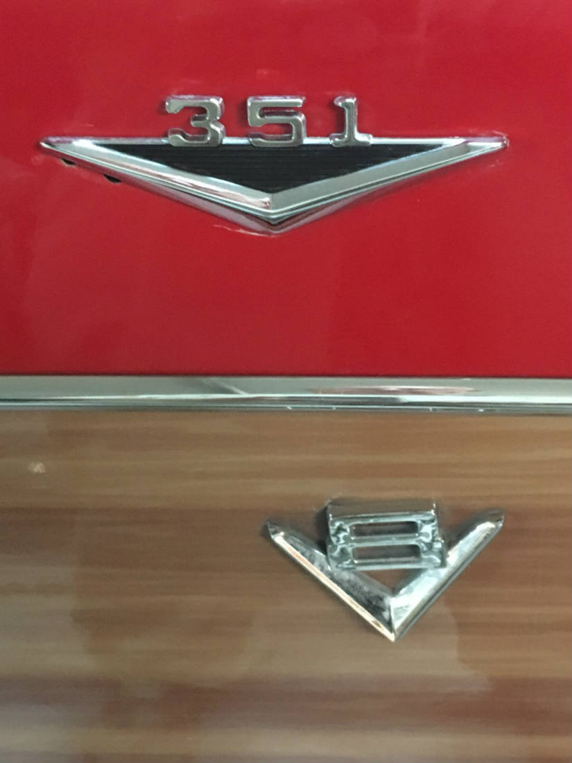 Solve 2019-8-2 351W V8 Engine emblems jigsaw puzzle online with 88 pieces