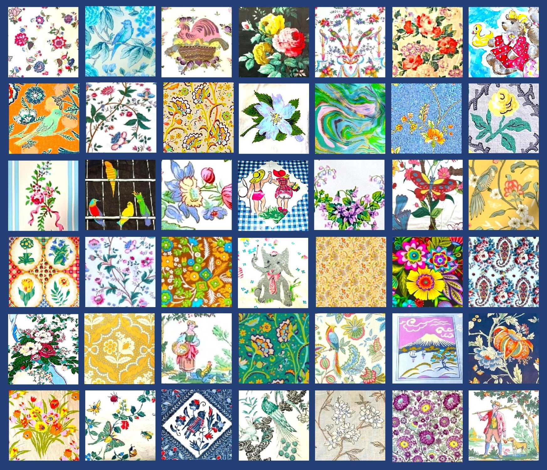 Solve PATCHWORK CHINZ 10 jigsaw puzzle online with 72 pieces