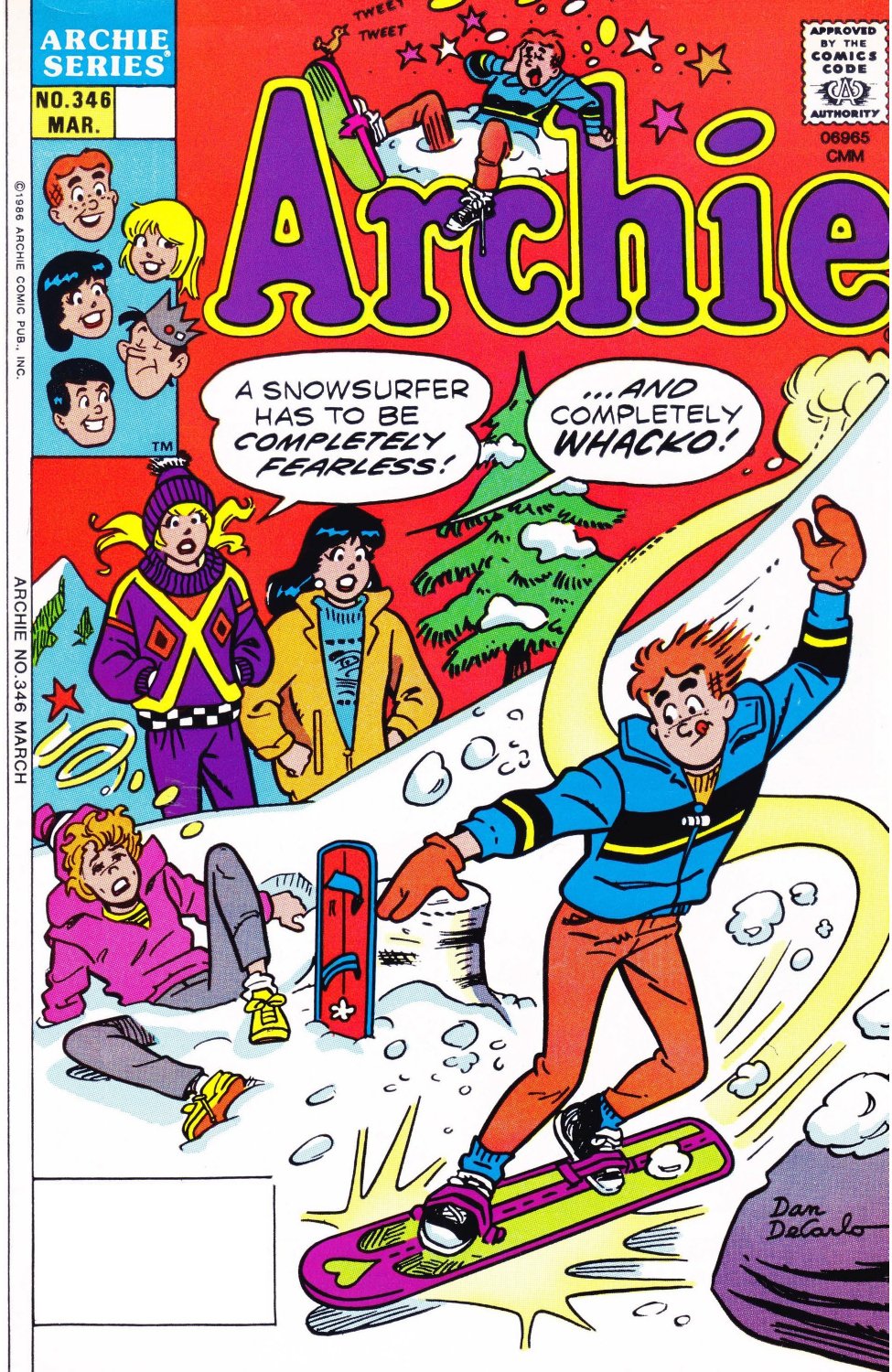 Solve Archie (Mar 1987) jigsaw puzzle online with 96 pieces