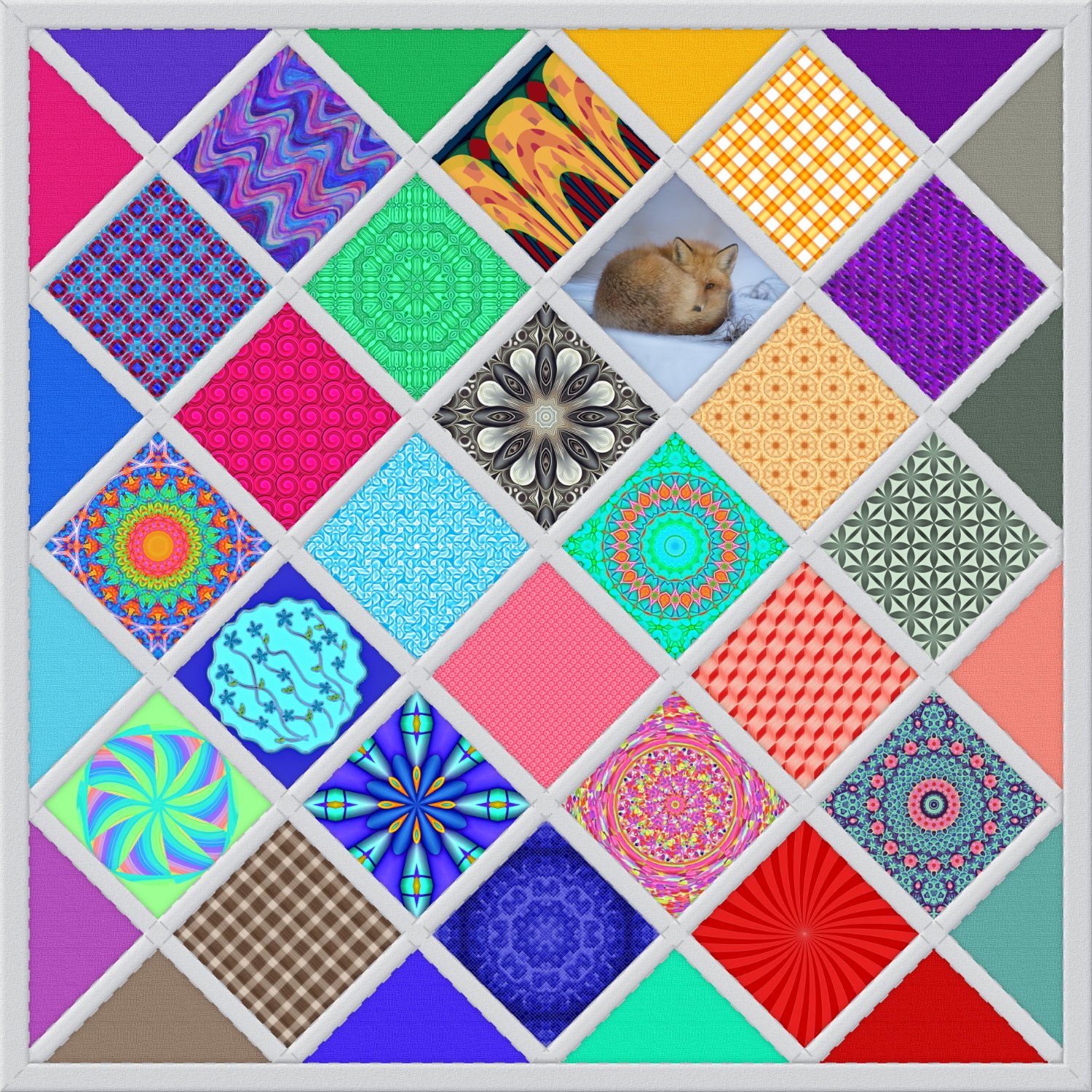 Solve Quilt 18 jigsaw puzzle online with 400 pieces