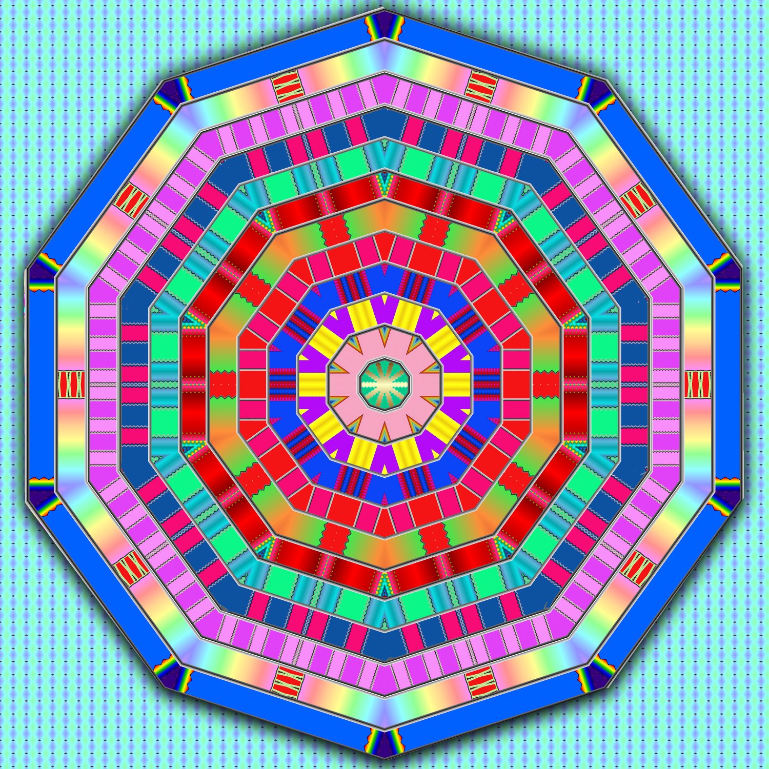 Solve WHEEL OF COLOUR jigsaw puzzle online with 100 pieces