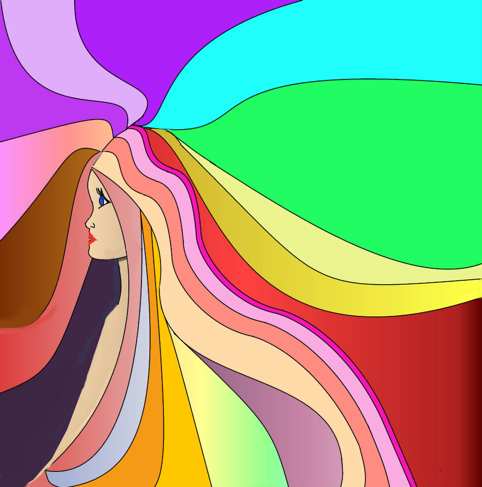 Solve RHYTHM OF HAIR jigsaw puzzle online with 100 pieces